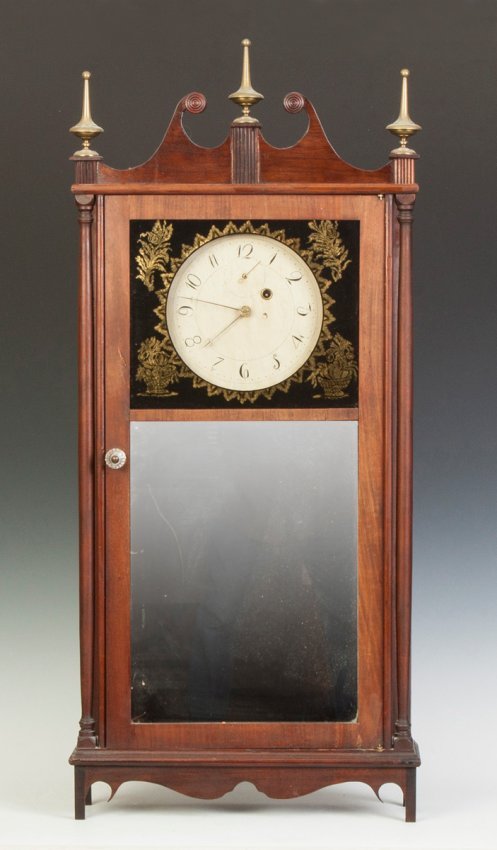 Asa Munger Shelf Clock, Auburn, NY Price Guide