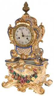 Jacob Petit French Porcelain Mantle Clock Price Guide
