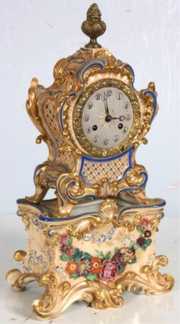 Jacob Petit French Porcelain Mantle Clock Price Guide