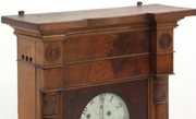 Asa Munger Mahogany Mirror Clock-ClockPrices.Com