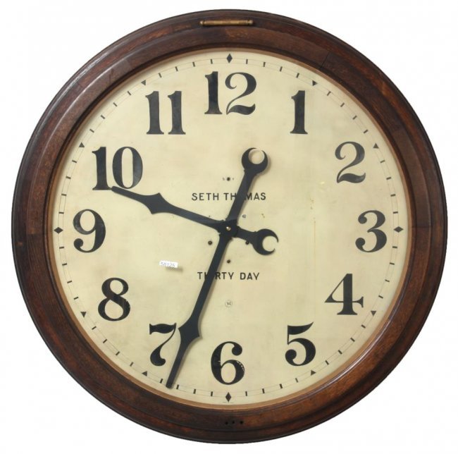 36 in. Seth Thomas 30 Day Gallery Clock Price Guide