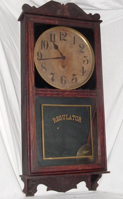 Gilbert 3035 Oak Regulator Wall Clock Price Guide