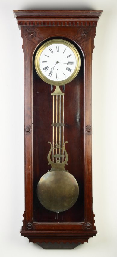 Large Victorian Pinwheel Regulator Wall Clock Price Guide