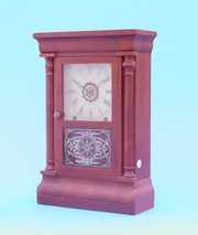 Small Column & Cornice Mantel Clock-ClockPrices.Com