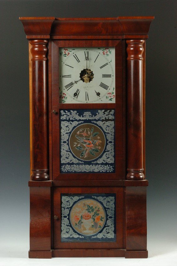 Small Column & Cornice Mantel Clock-ClockPrices.Com