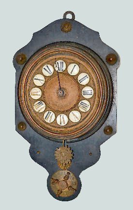 French Chain Driven Wooden Wall Clock Price Guide