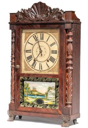 Carved Pillar and Splat Clock Price Guide