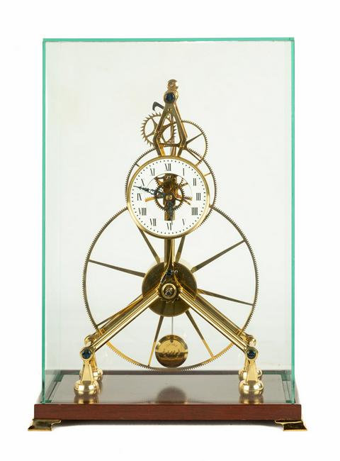 English Copy of a French Skeleton Clock Price Guide