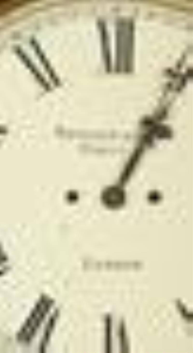 Benham & Sons Carved Mahogany Wall Clock Price Guide