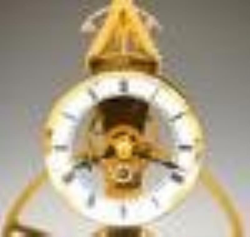 Reproduction Great Wheel Skeleton Clock Price Guide