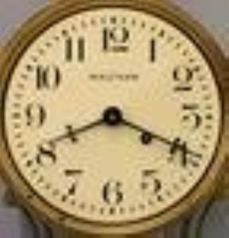 Waltham Mini Banjo Clock-ClockPrices.Com