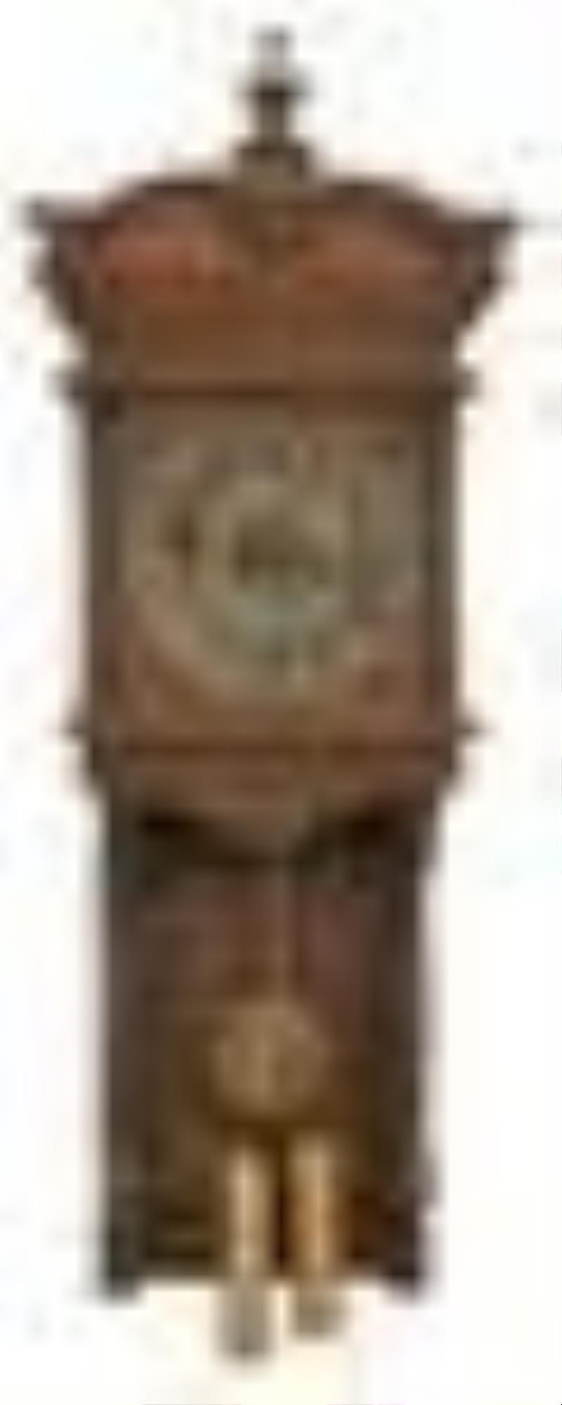 Ansonia “Niobe” Oak Wall Regulator Clock Price Guide