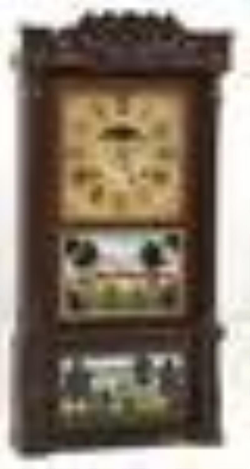 Birge & Mallory Triple Decker Shelf Clock Price Guide