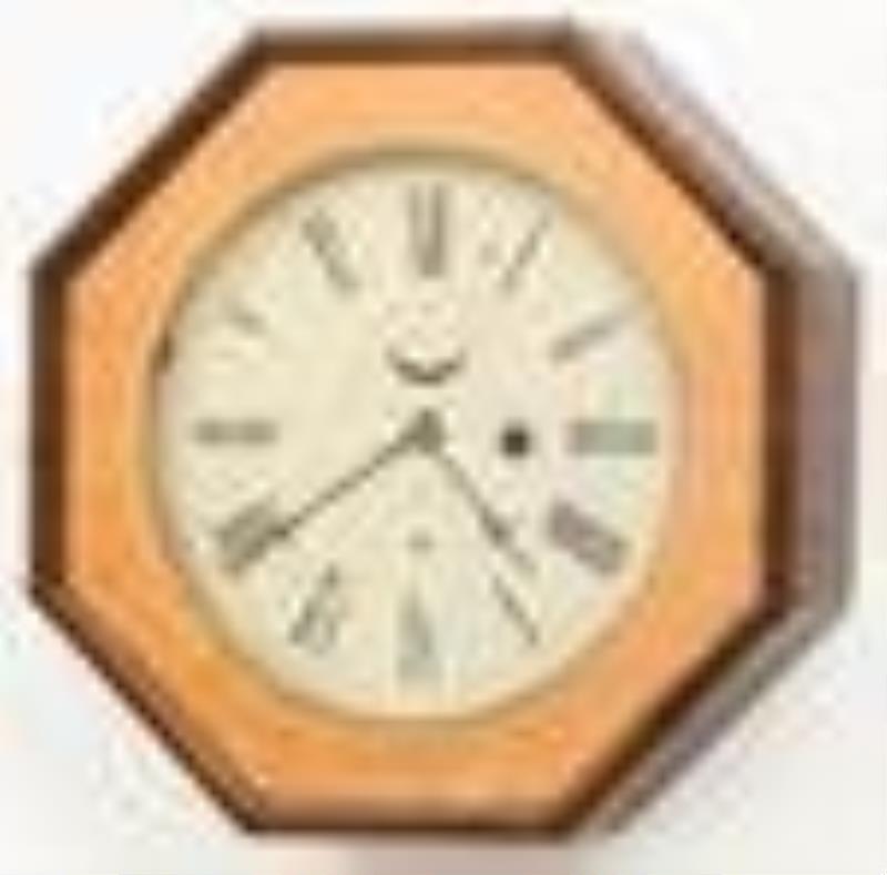 Waterbury Clock Co. Octagonal Wall Clock Price Guide