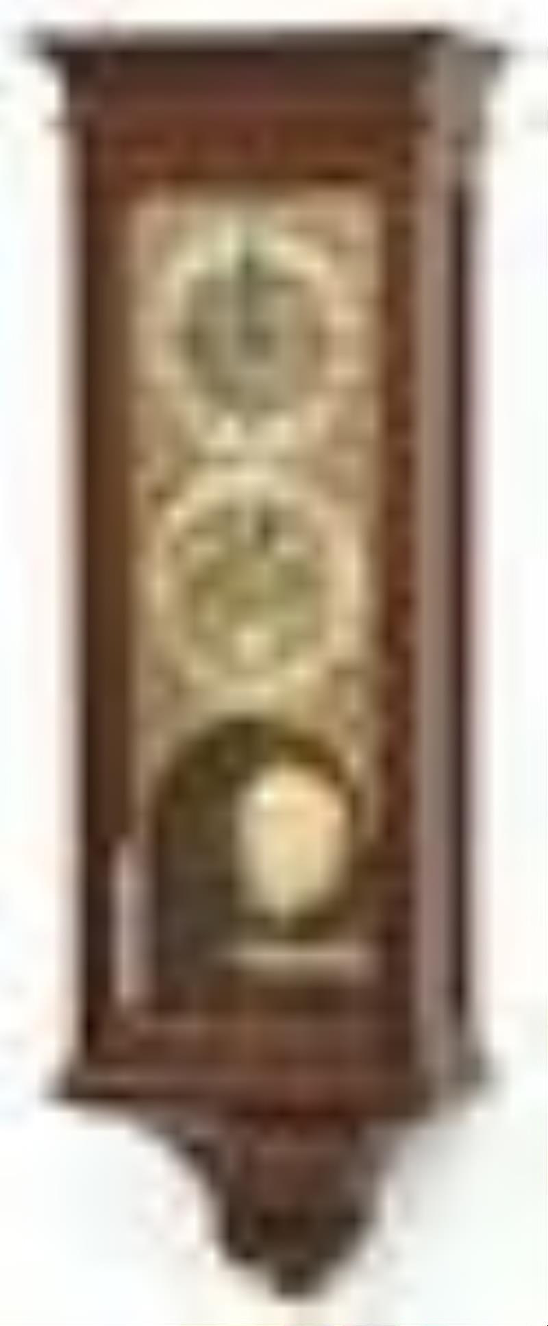 Mahogany & Gilt Brass Double Dial Calendar Clock Price Guide