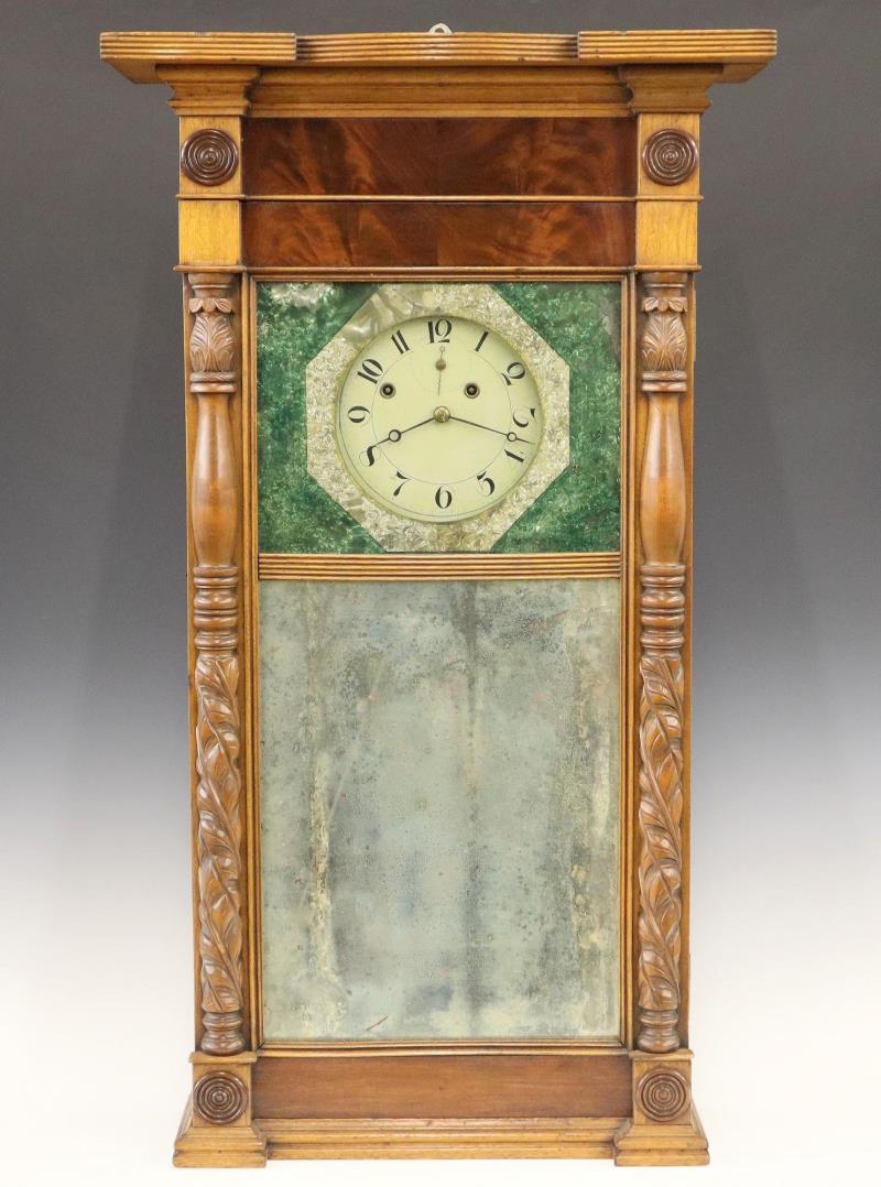 Asa Munger Mahogany Shelf Clock Price Guide