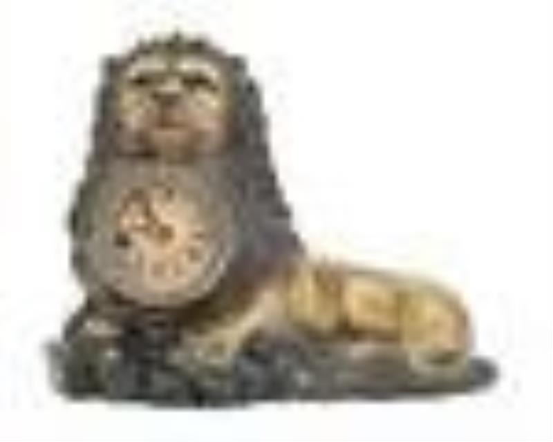 Lounging Lion Blinking Eye Clock Price Guide