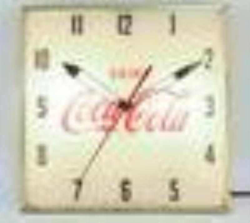Coca-Cola Lighted PAM Clock Price Guide