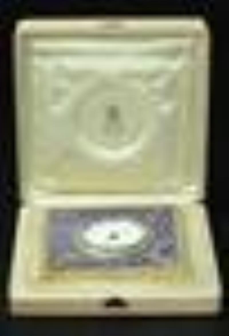 Russian silver enamel diamond clock Price Guide