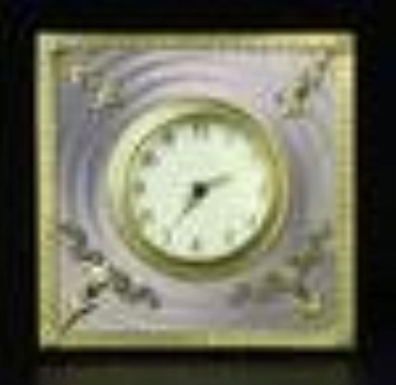 Russian silver enamel diamond clock Price Guide