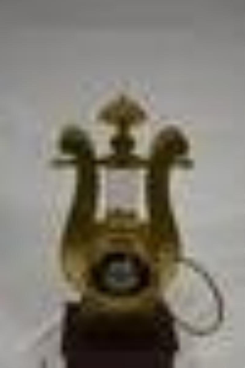 French Lyre Clock Price Guide
