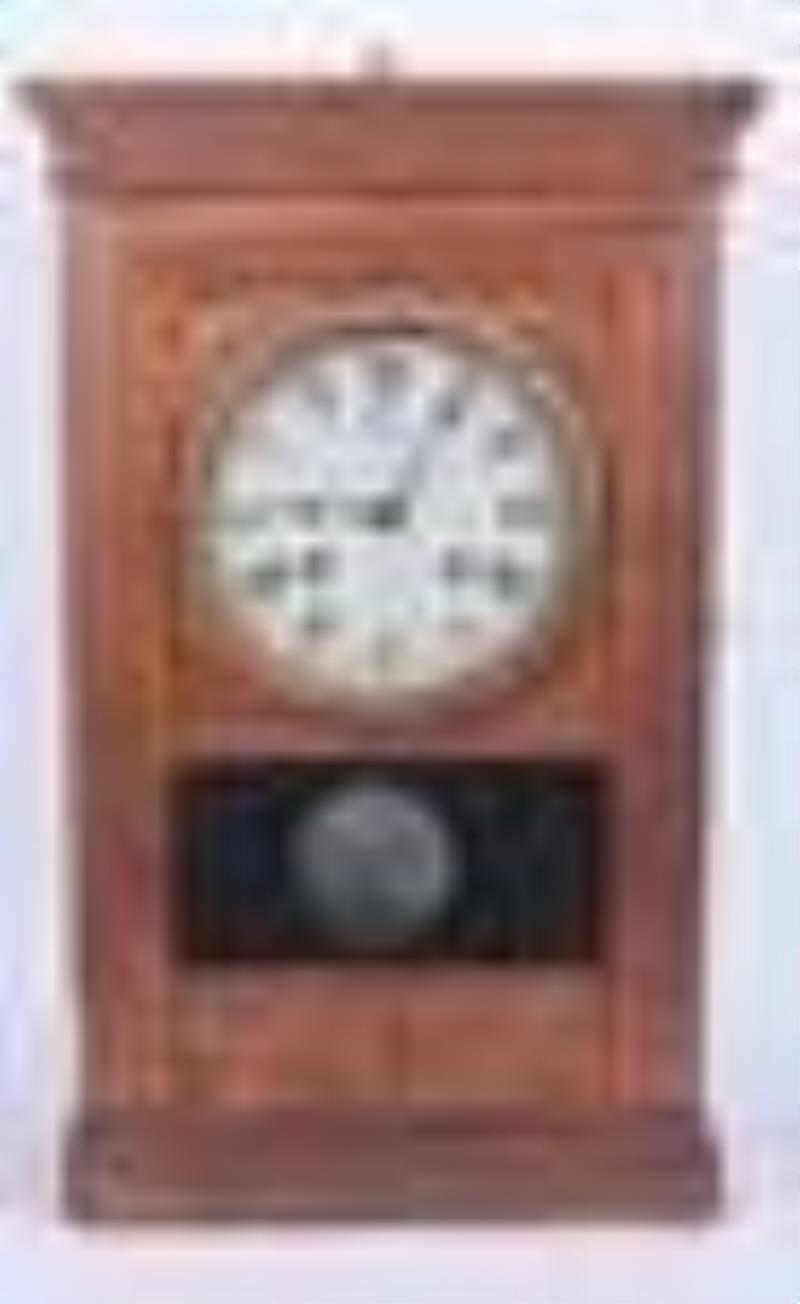 Oak 30 Day Time Register Clock Price Guide