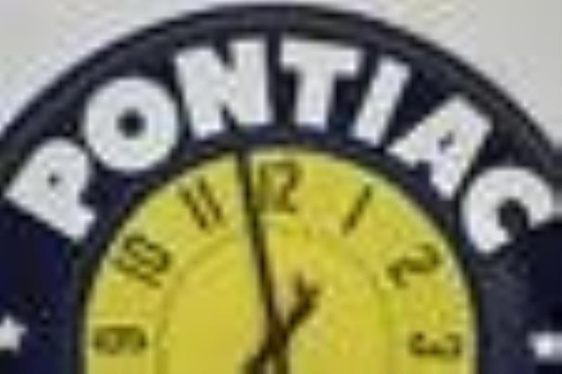 Vintage Pontiac Dealership Service Adv Clock Price Guide