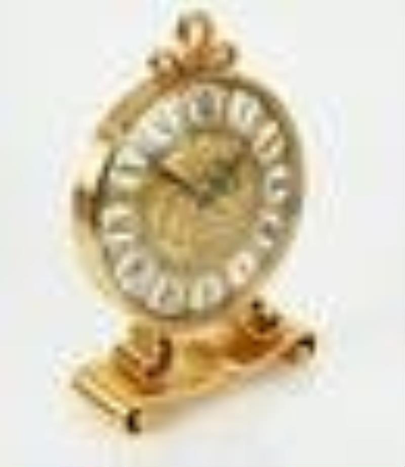 Imhof Swiss Gilt Metal Mantel Clock Price Guide
