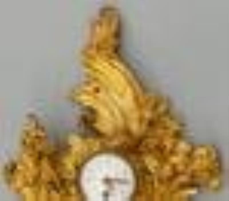 Small French gilt bronze Rococo style clock Price Guide