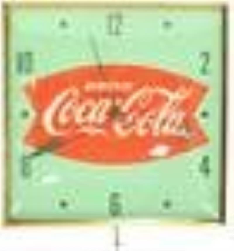 Drink Coca-Cola Fishtail Clock Price Guide