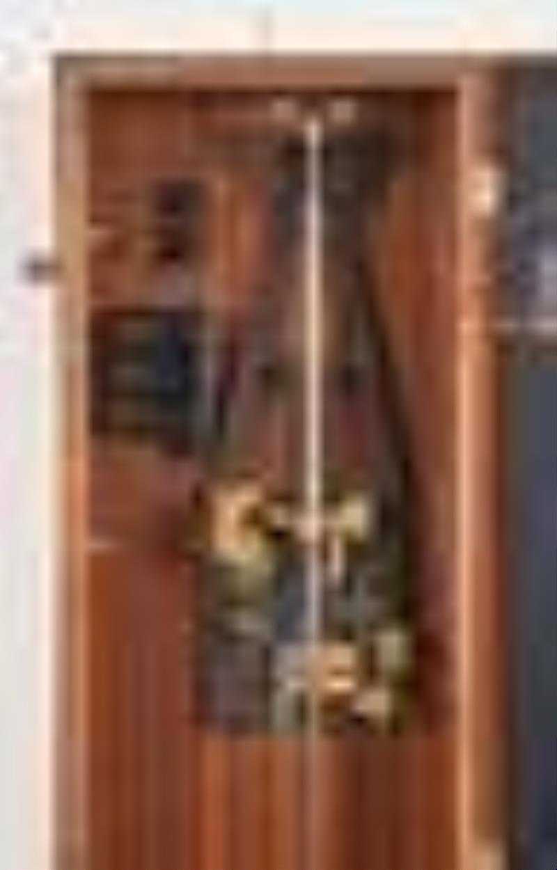 A Synchronome seconds beating master clock with mid century modern ...