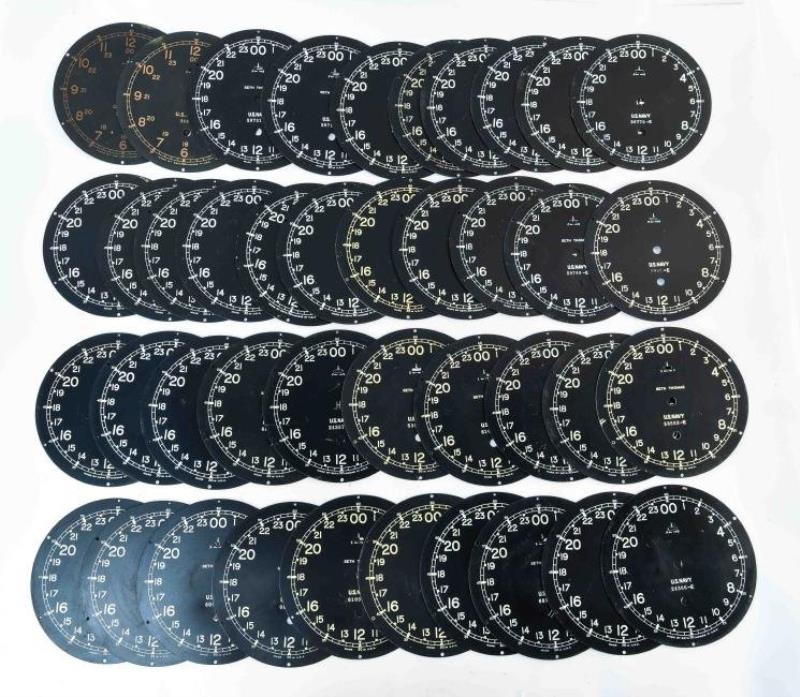 Lot of clock dials Price Guide