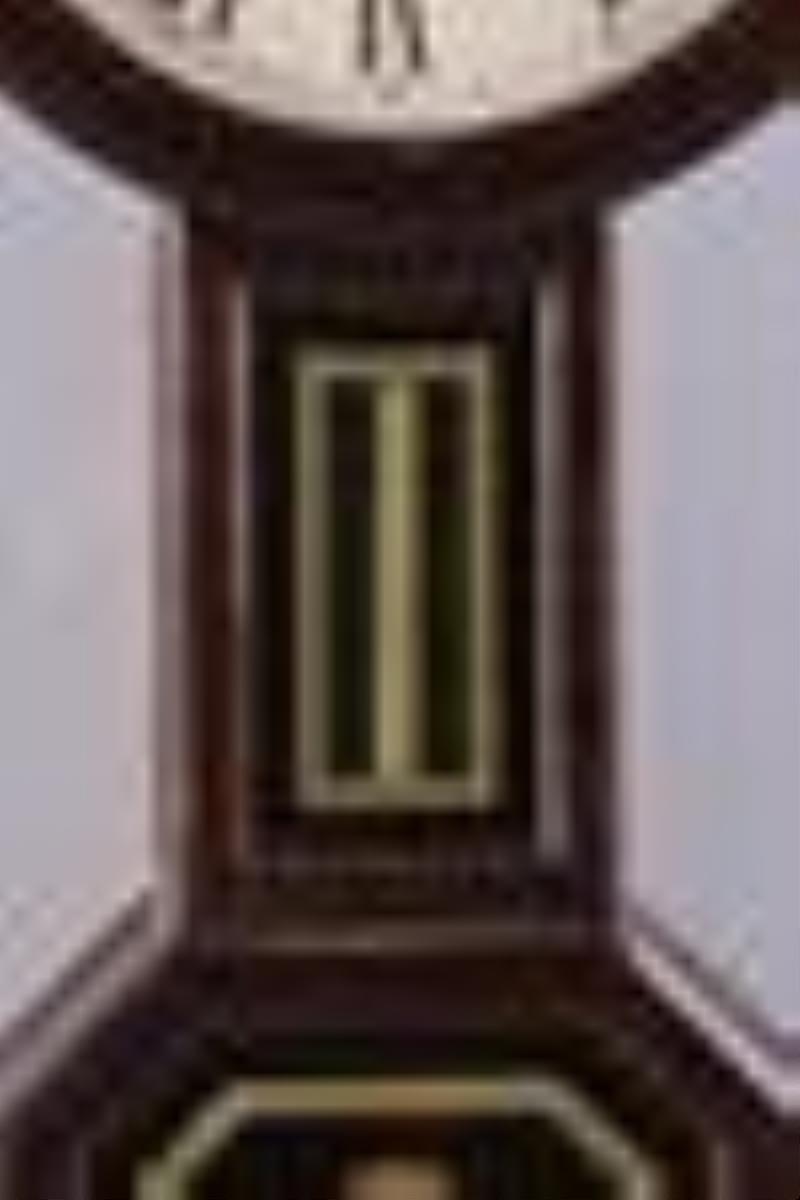 George D. Hatch octagon bottom wall clock Price Guide