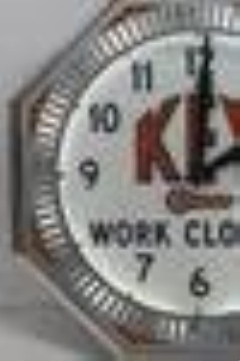 Key Work Clothes Neon Illusion Wheel Clock By NPI Price Guide