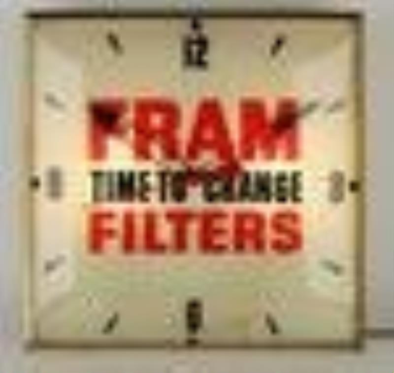 Fram Oil Filters Clock Price Guide