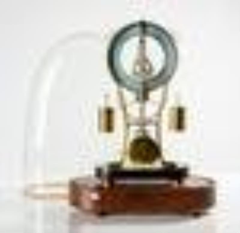 French Empire Striking Keyhole Skeleton Clock-ClockPrices.Com