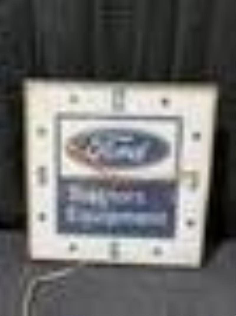 Ford Tractors Equipment PAM Lighted Clock Price Guide