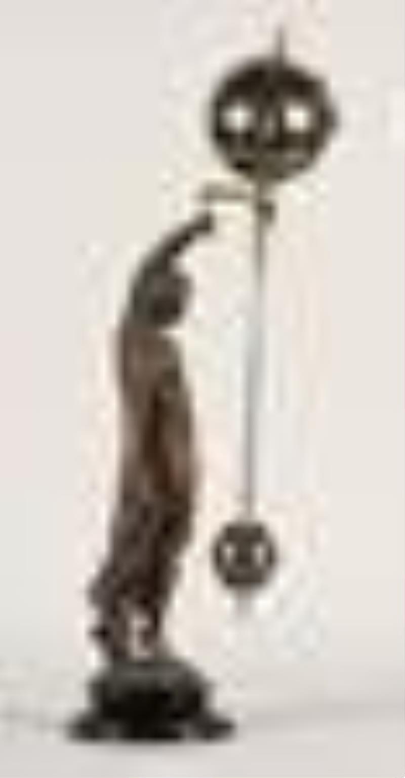 Ansonia Clock Co. Huntress Ball Swing mantel clock Price Guide