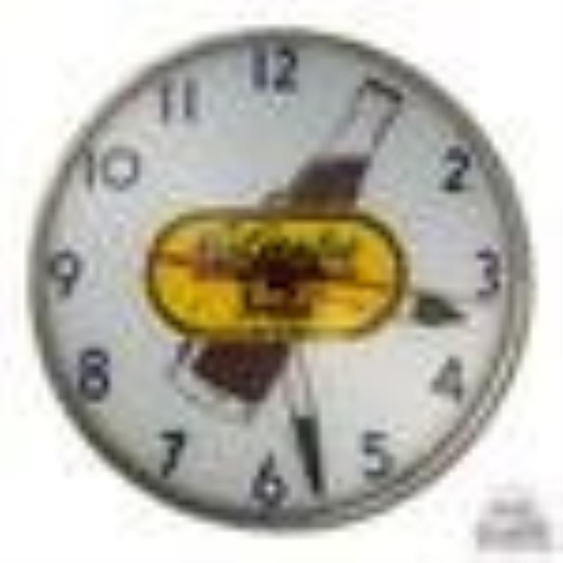 15″ NuGrape Soda Telechron Lighted Advertising Clock Price Guide