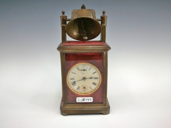 William L Gilbert Alarm Rolling Bell Clock Price Guide