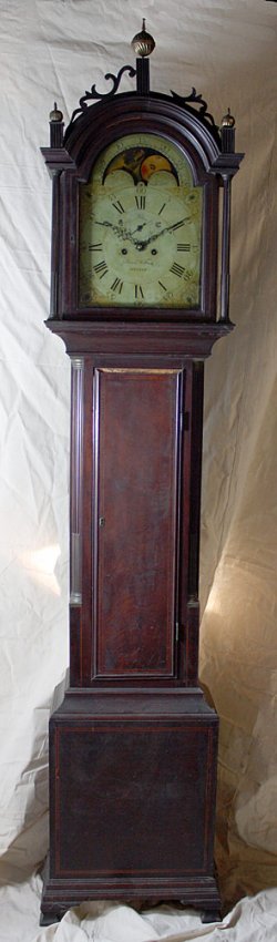 Aaron Willard Federal Mahogany Tall Case Clock Price Guide