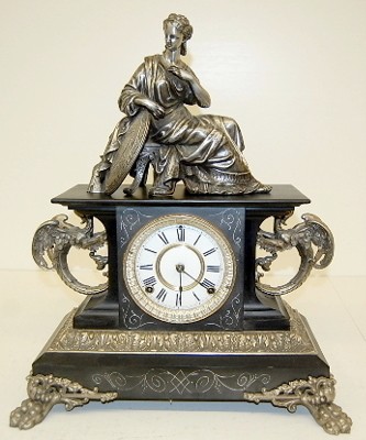 Ansonia Belgium Iron Mantle Clock Price Guide