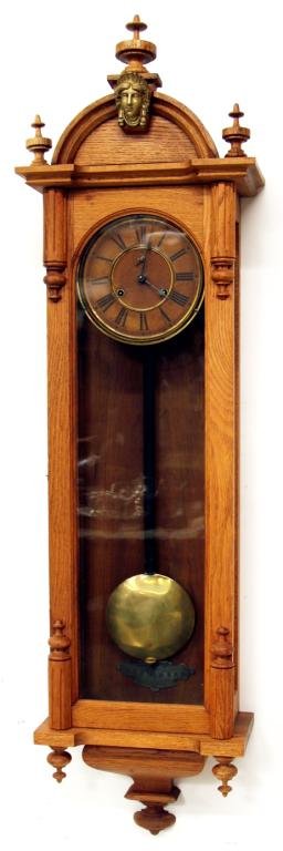 Antique American Ansonia Capitol Oak Wall Clock Price Guide