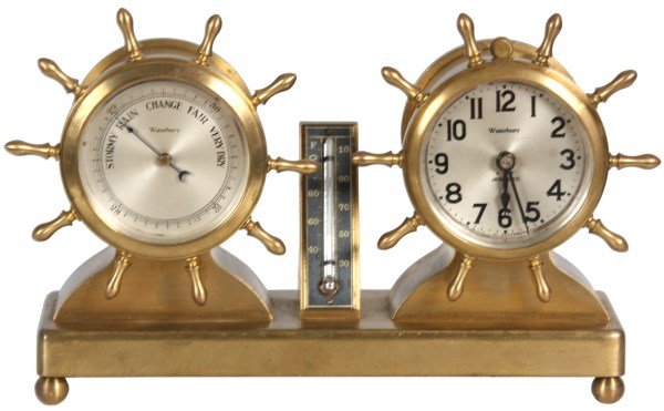 Waterbury “commodore” Ship’s Clock-ClockPrices.Com