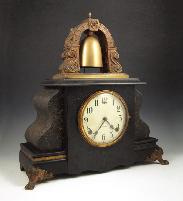 Gilbert Curfew Bell Top Mantle Clock Price Guide