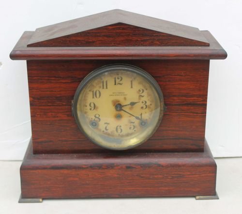 Seth Thomas Ding Dong Strike Wood Mantel Clock Price Guide