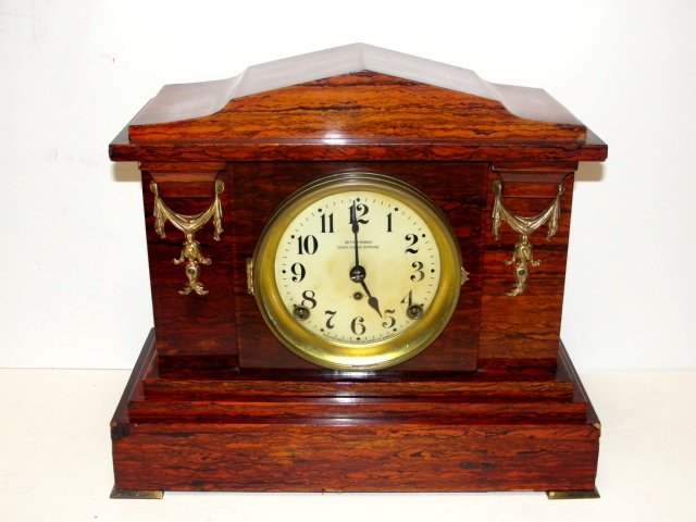 Seth Thomas Ding Dong Strike Wood Mantel Clock Price Guide
