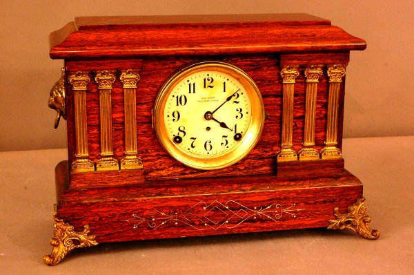 Seth Thomas Ding Dong Strike Wood Mantel Clock Price Guide