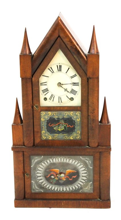 Terry & Andrews Double Steeple Shelf Clock Price Guide