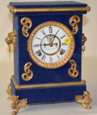 Ansonia Plush Florentine No. 3 Shelf Clock Price Guide